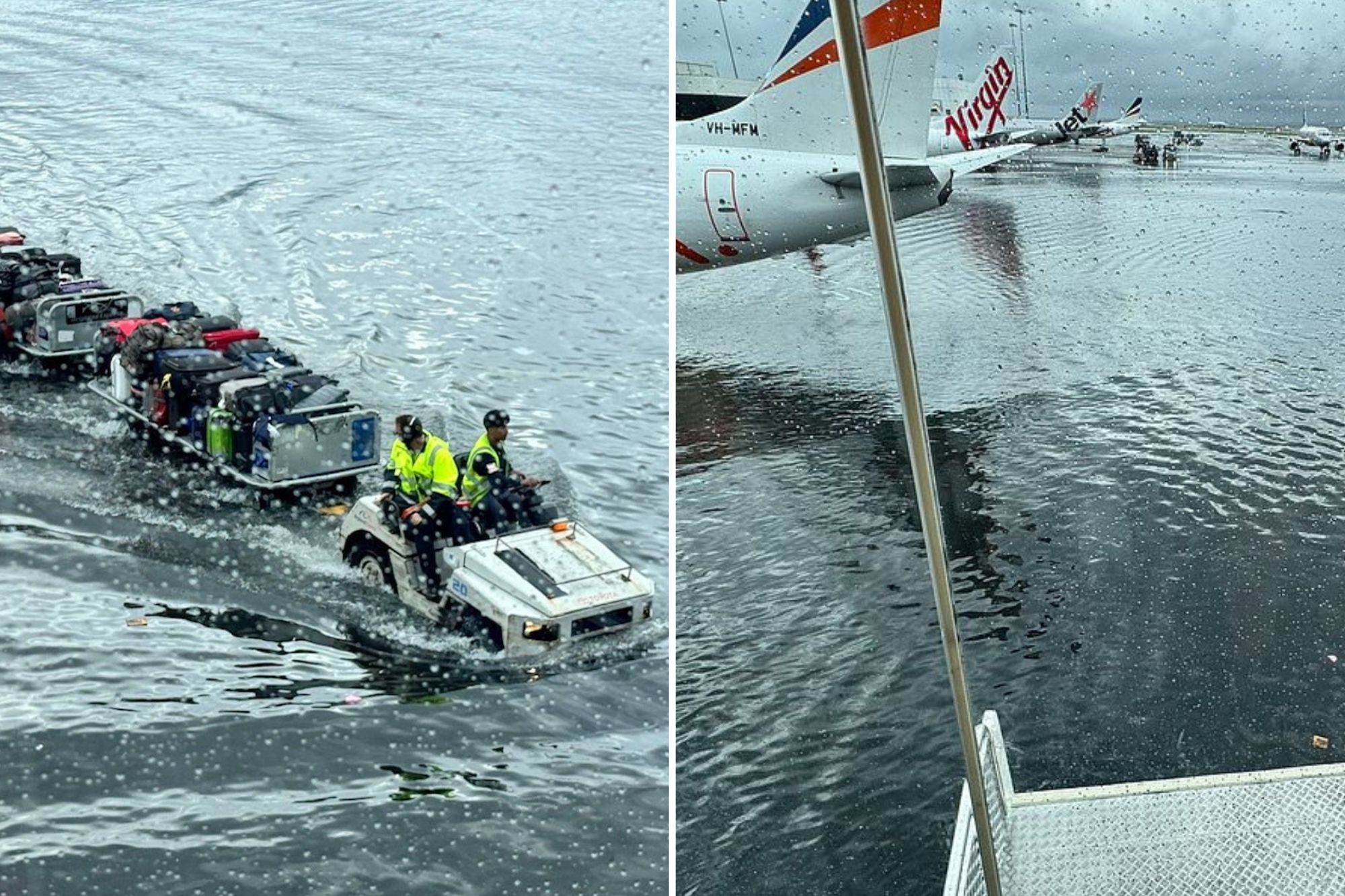 Sydney Airport tarmac hit by flash floods, heavy rain: video - AeroTime