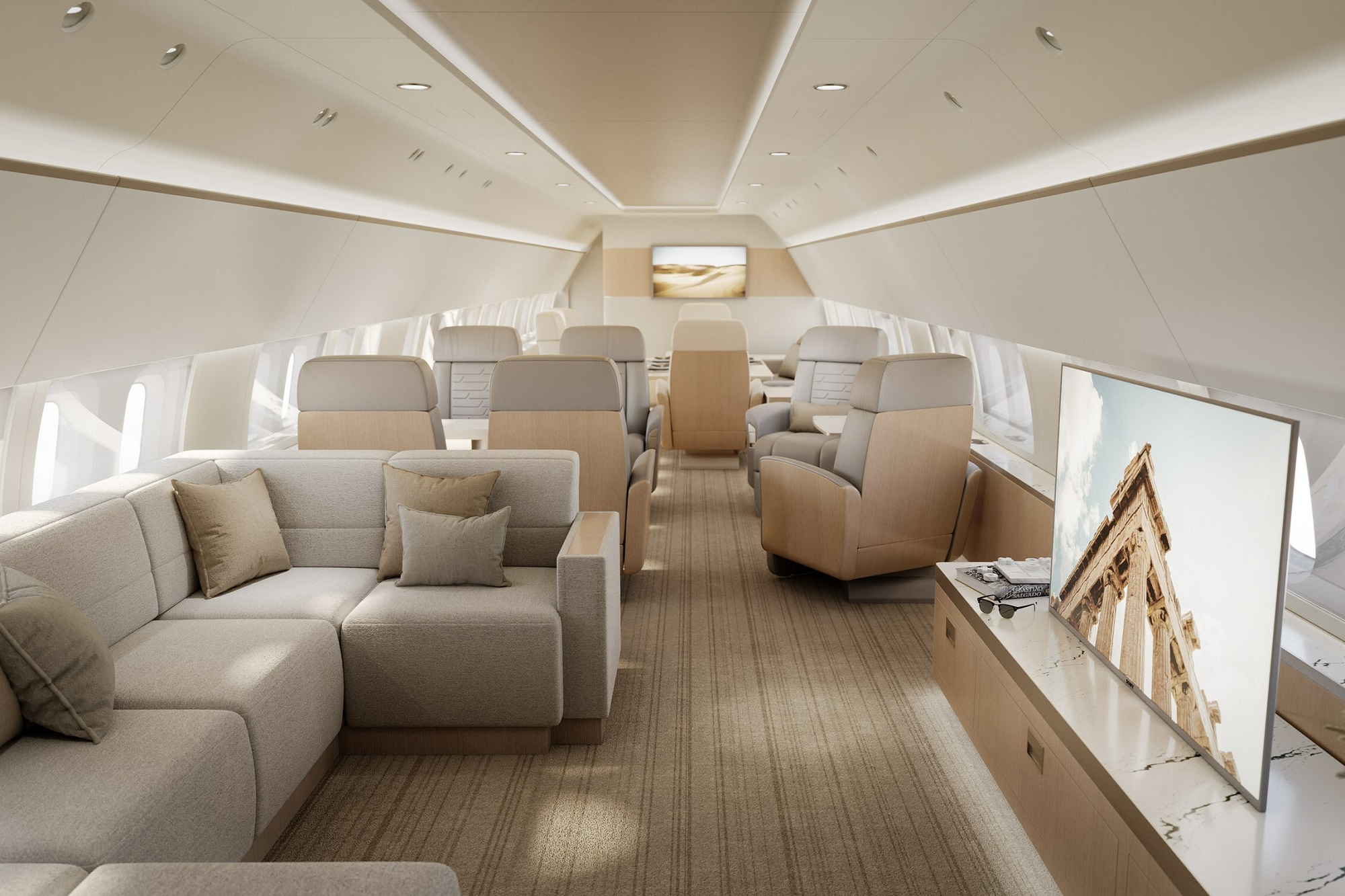 Boeing launches premium cabin designs for private 737 MAXs