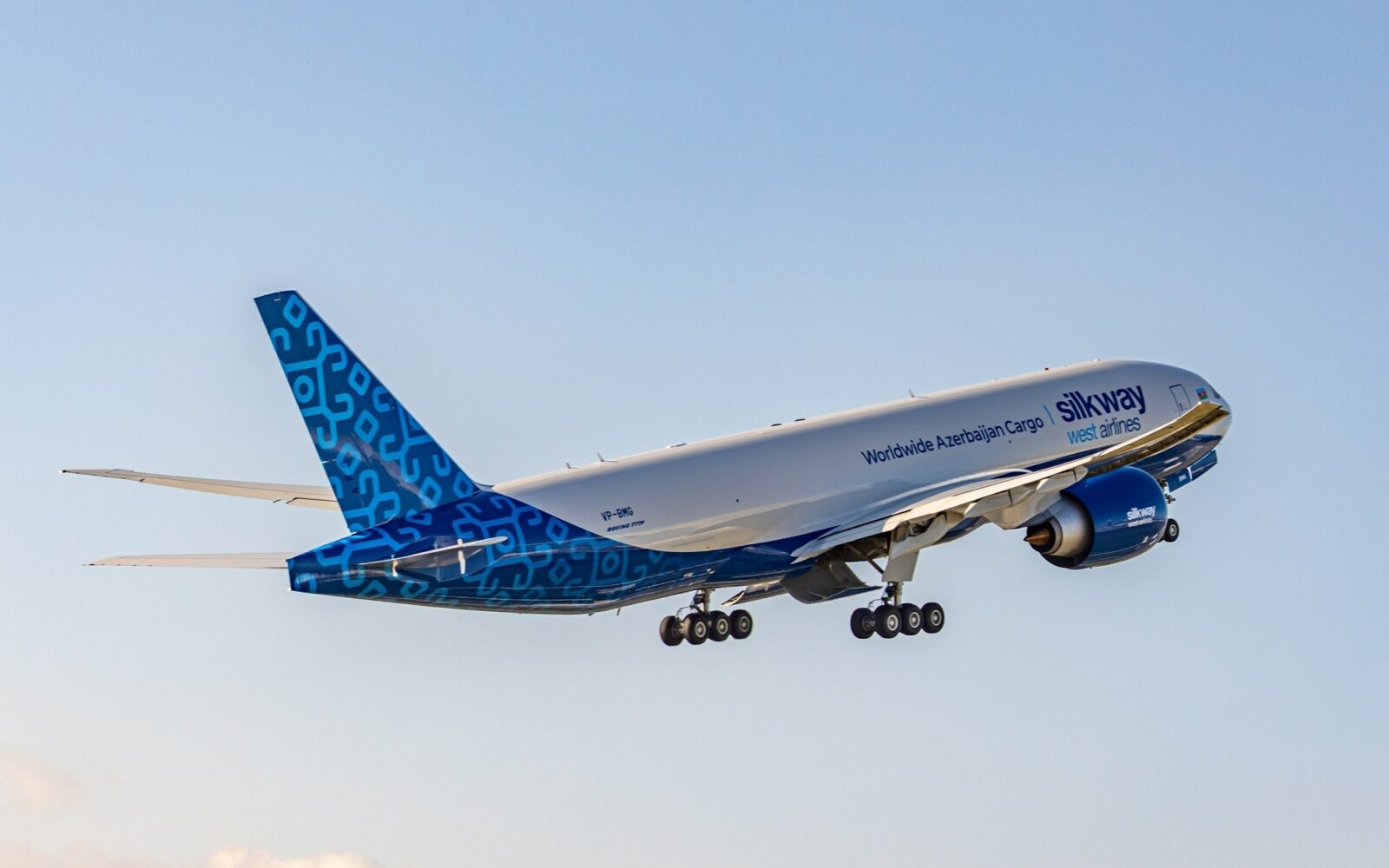 Silk Way West receives first of five Boeing 777 freighters