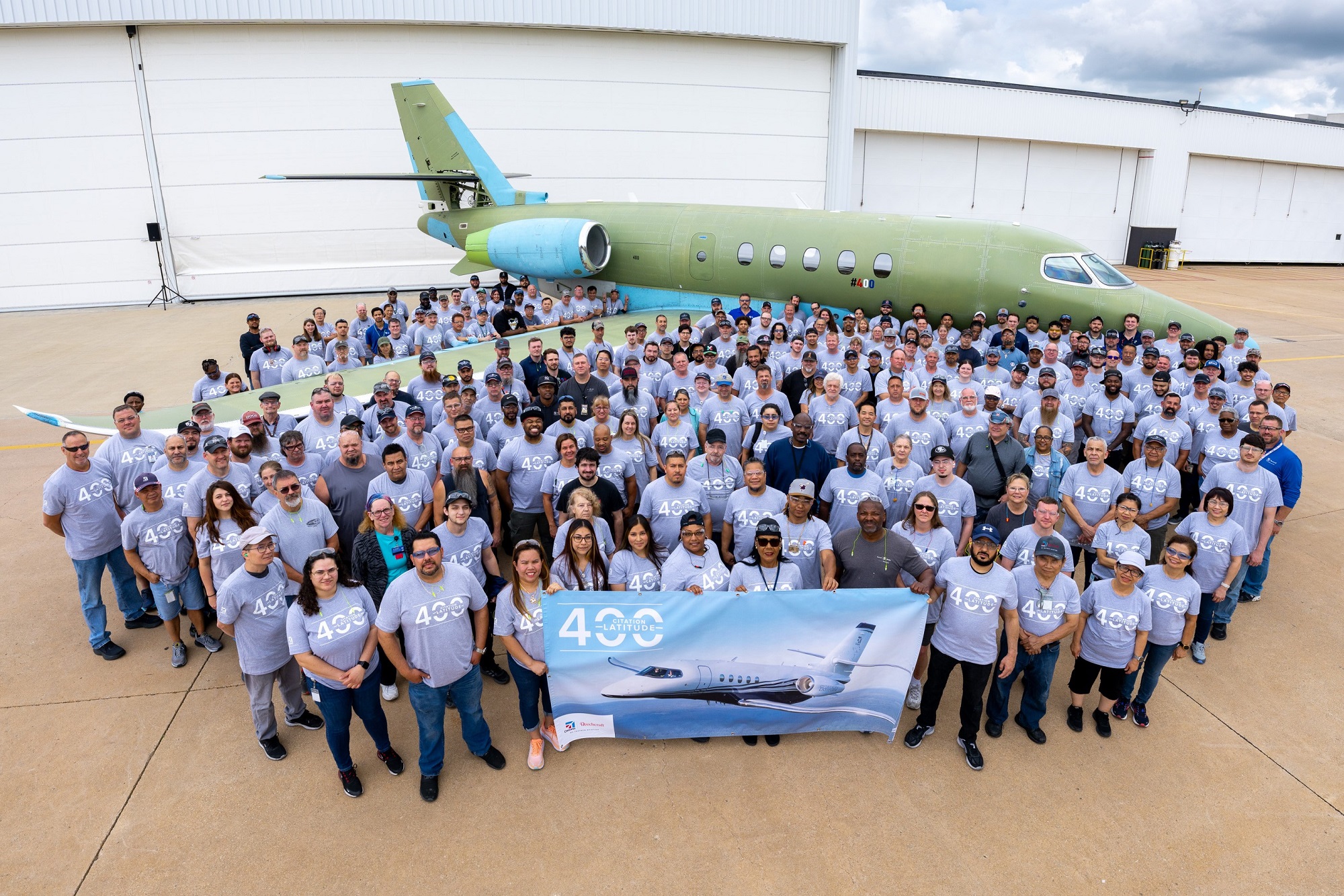 Cessna rolls out 400th Citation Latitude private jet