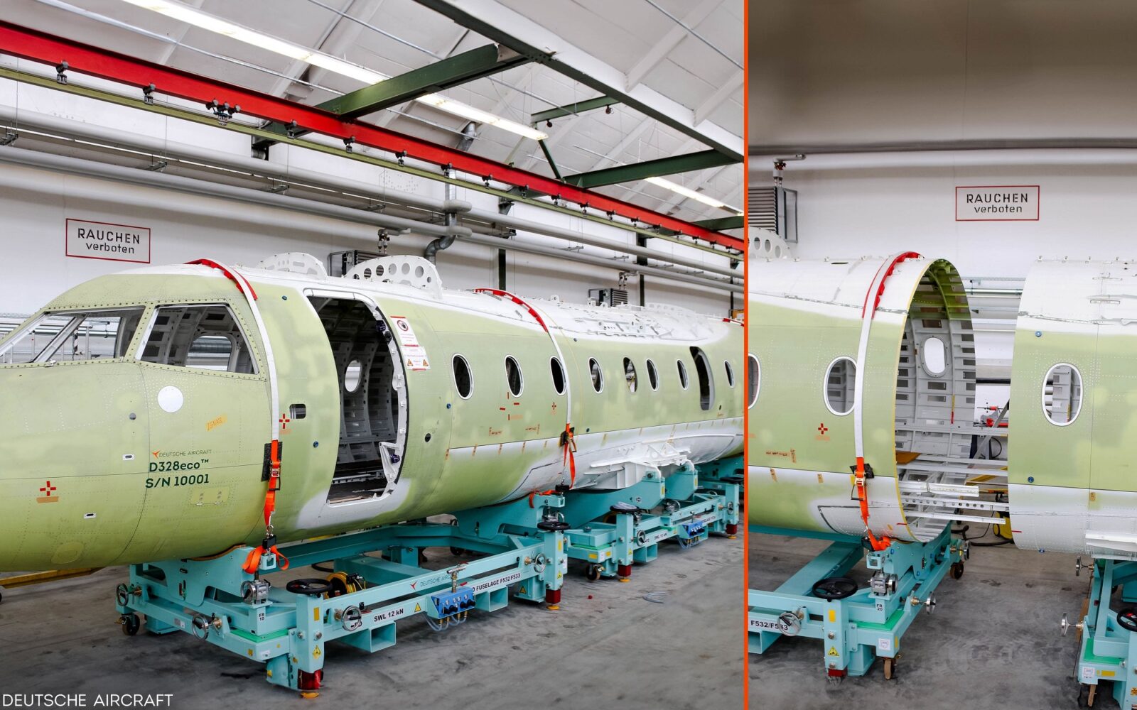 Deutsche Aircraft begins first D328eco test plane build