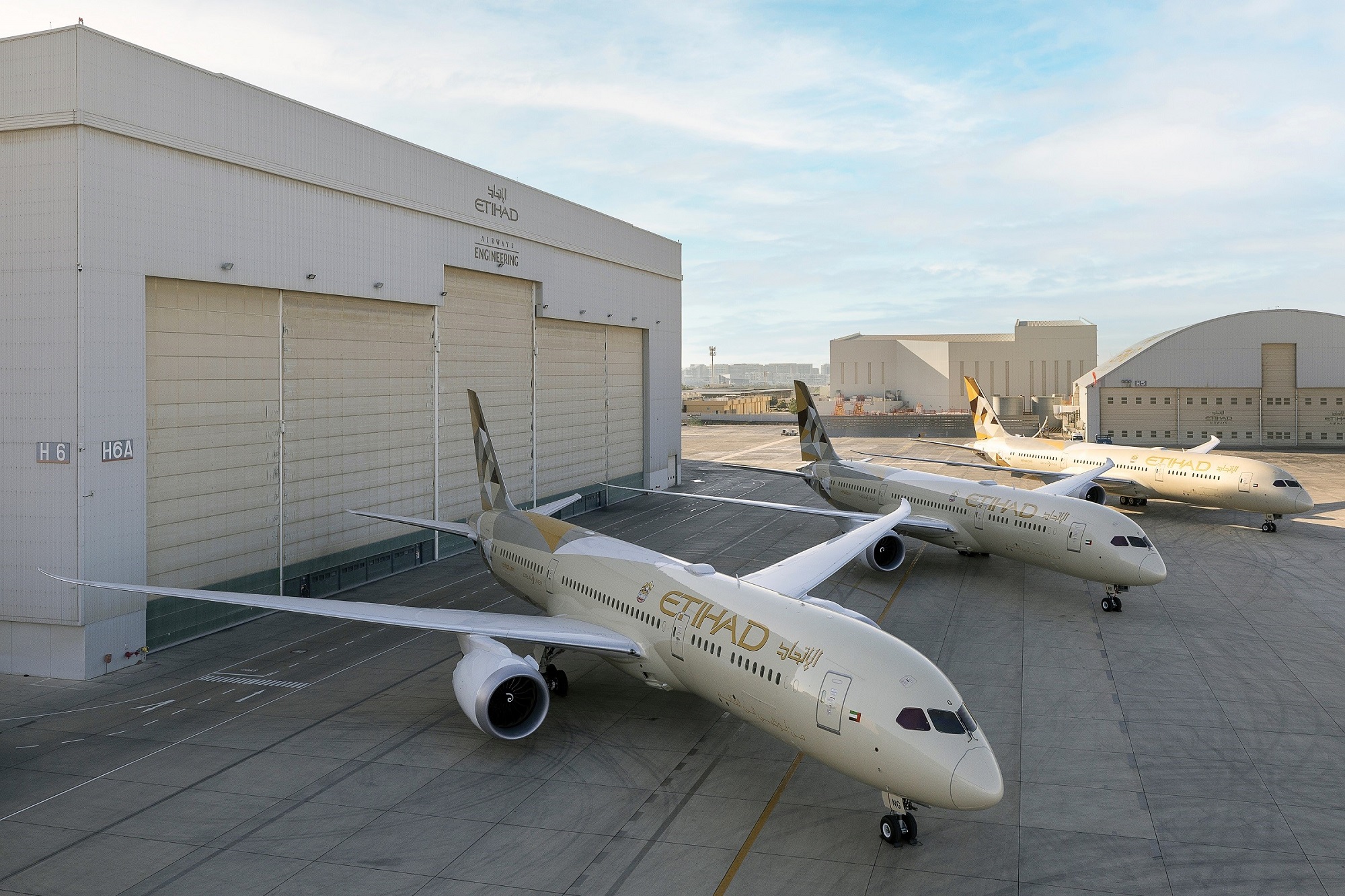 Etihad Airways welcomes three new Boeing 787-9 Dreamliners