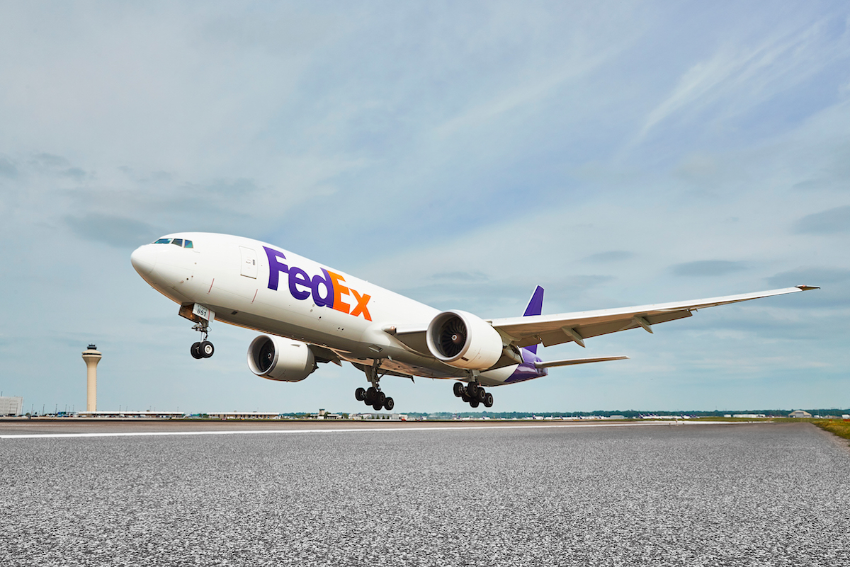 Fedex Plane Logo FedEx Signs 5 Year Deal With Teesside Airport For 8