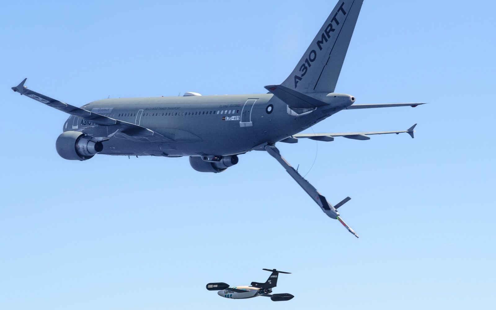 Airbus achieves autonomous control of drone from tanker aircraft - AeroTime