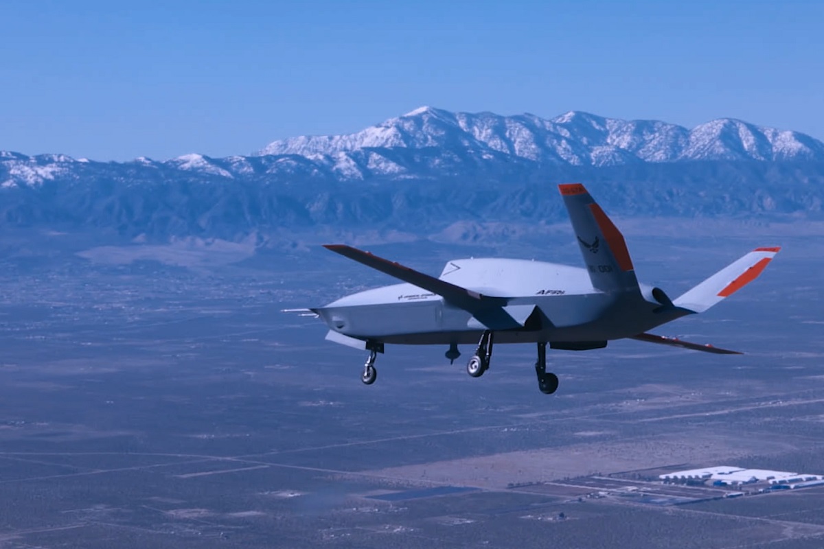 US Air Force releases XQ-67A drone maiden flight video