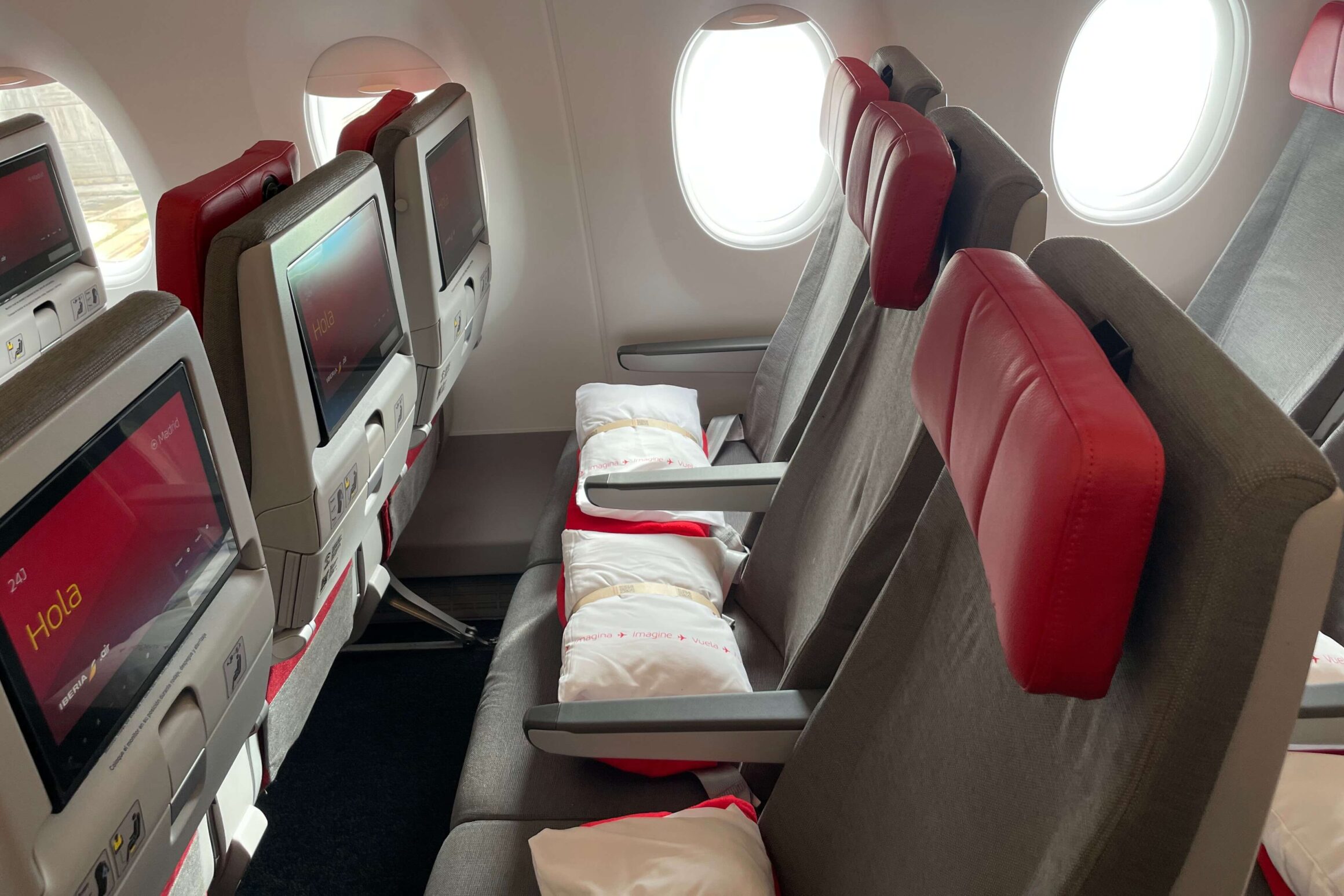 Iberia has introduced a revamped cabin product on its A350-900 fleet ...