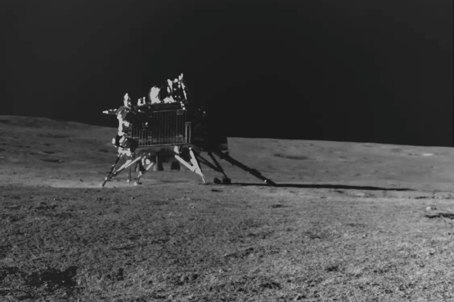 Indian lunar lander ‘hops’ on Moon, enters sleep mode