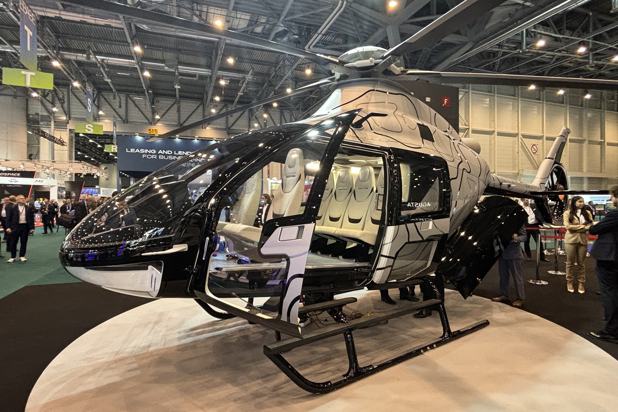 Leonardo unveils new VIP AW09 helicopter at EBACE 2024