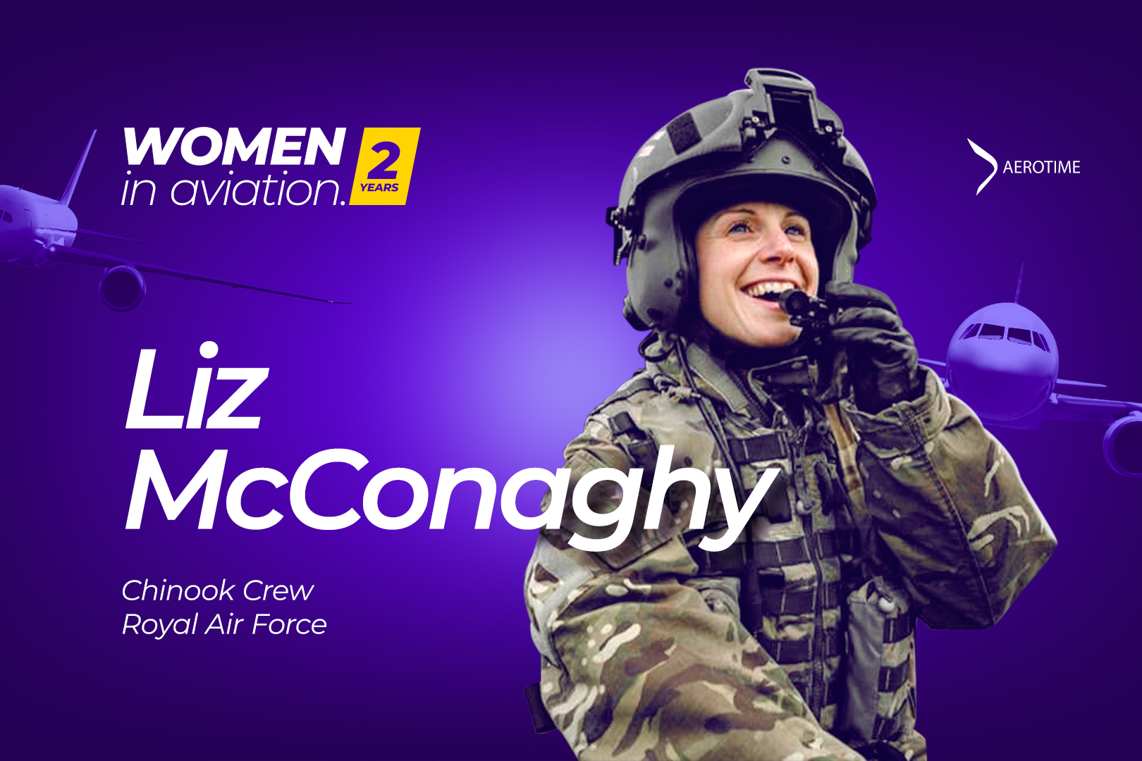 Chinook crew ‘chick’ Liz McConaghy on PTSD and military life - AeroTime