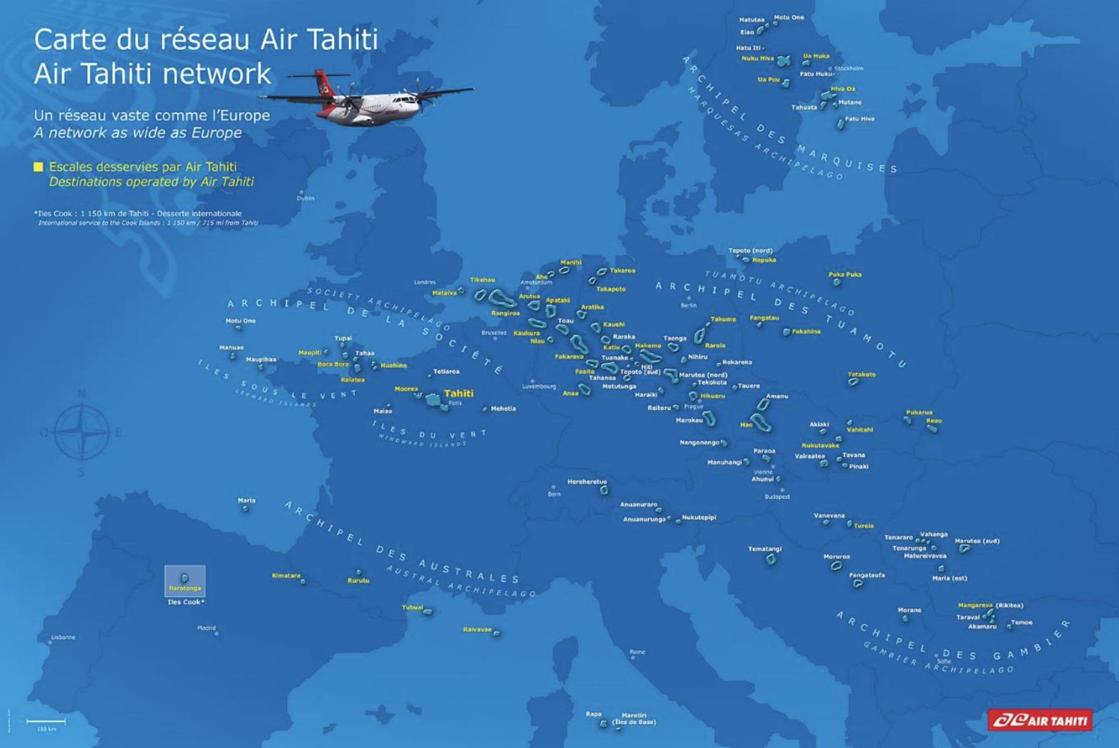 Air Tahiti receives ATR-72 with Polynesian art livery - AeroTime