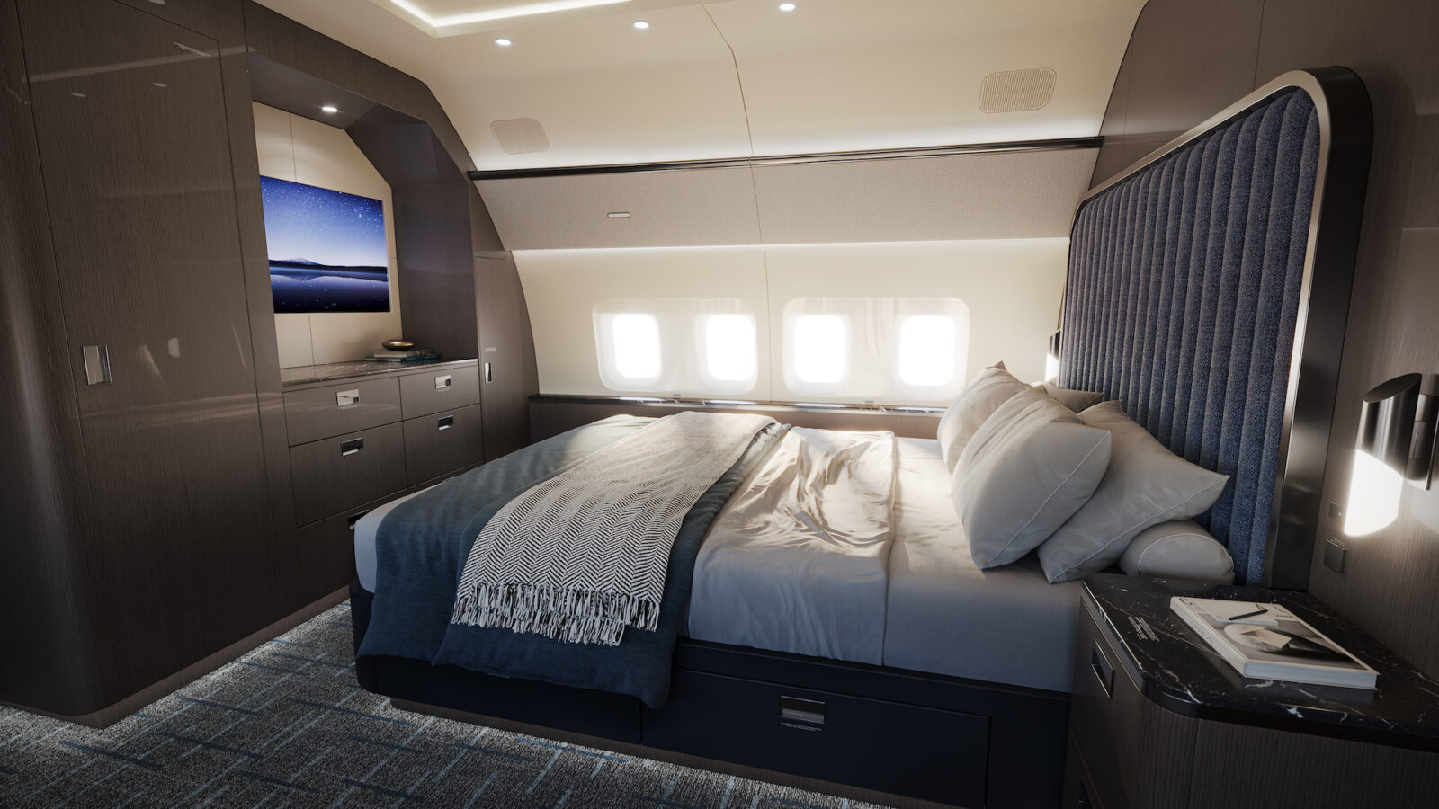 How private jet interiors are designed