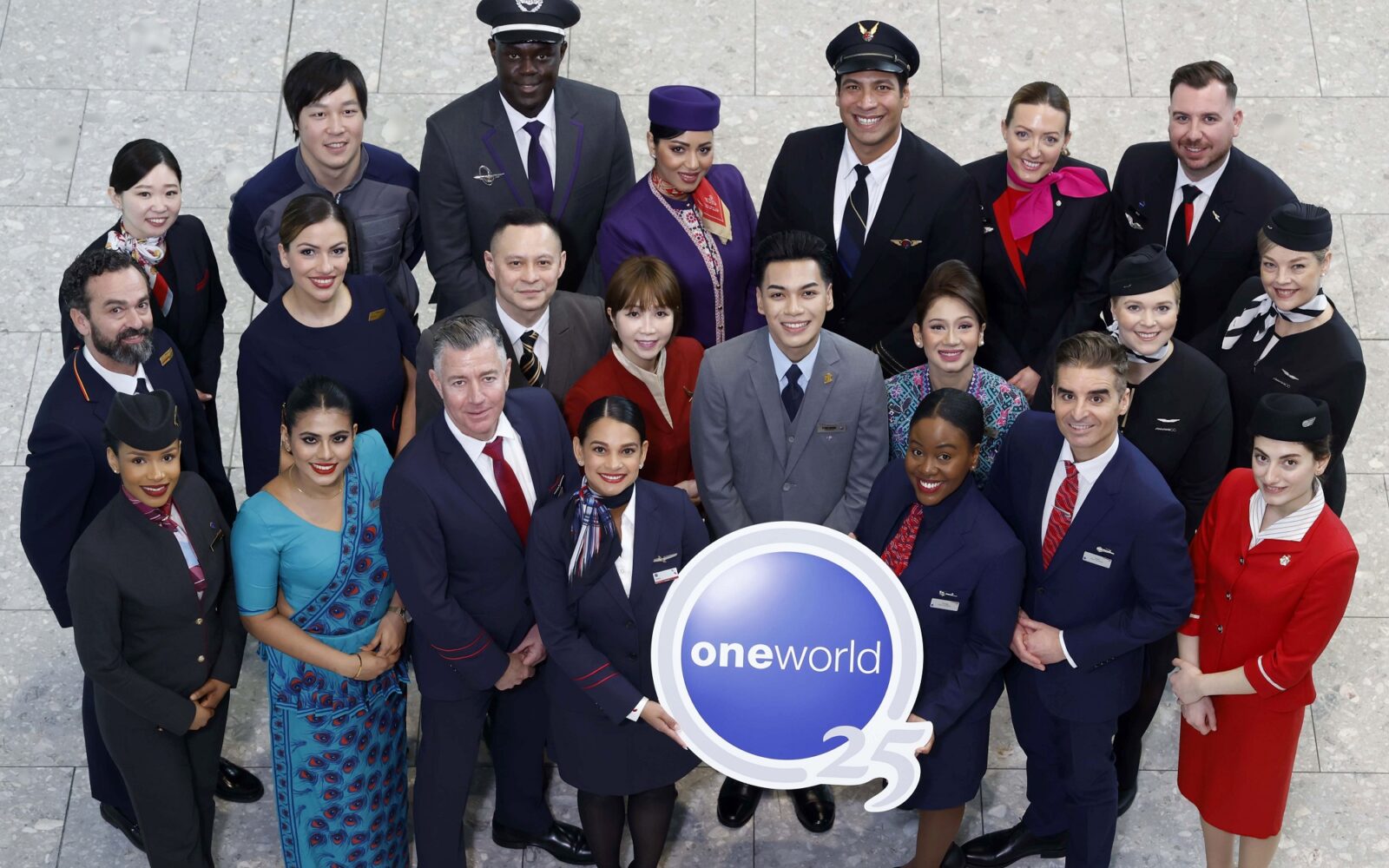 Oneworld celebrates its 25-year alliance flying 9b customers