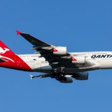 Qantas A380 flew two sectors with tool inside left wing