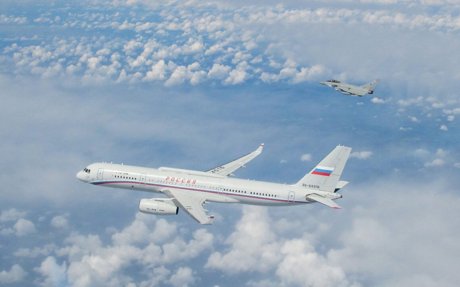 RAF jets intercept Putin’s ‘Doomsday plane’ and two Su-30Ms