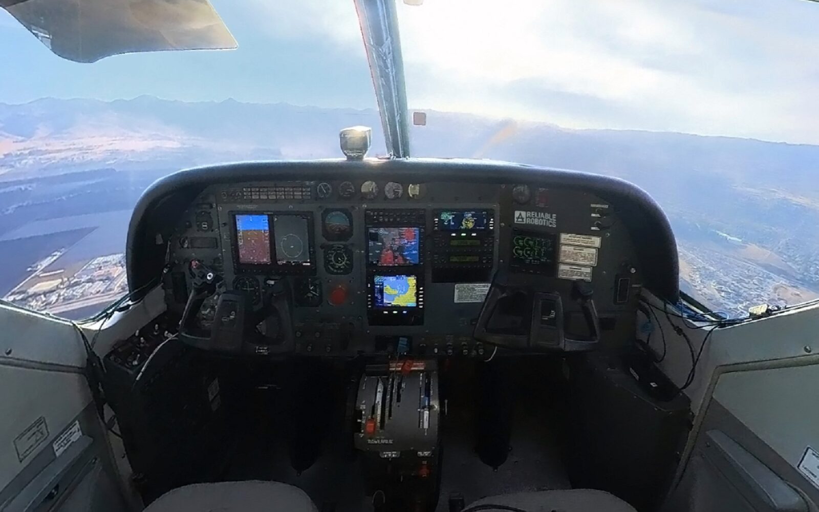 Uncrewed Cessna Caravan flown by remote pilot 50 miles away