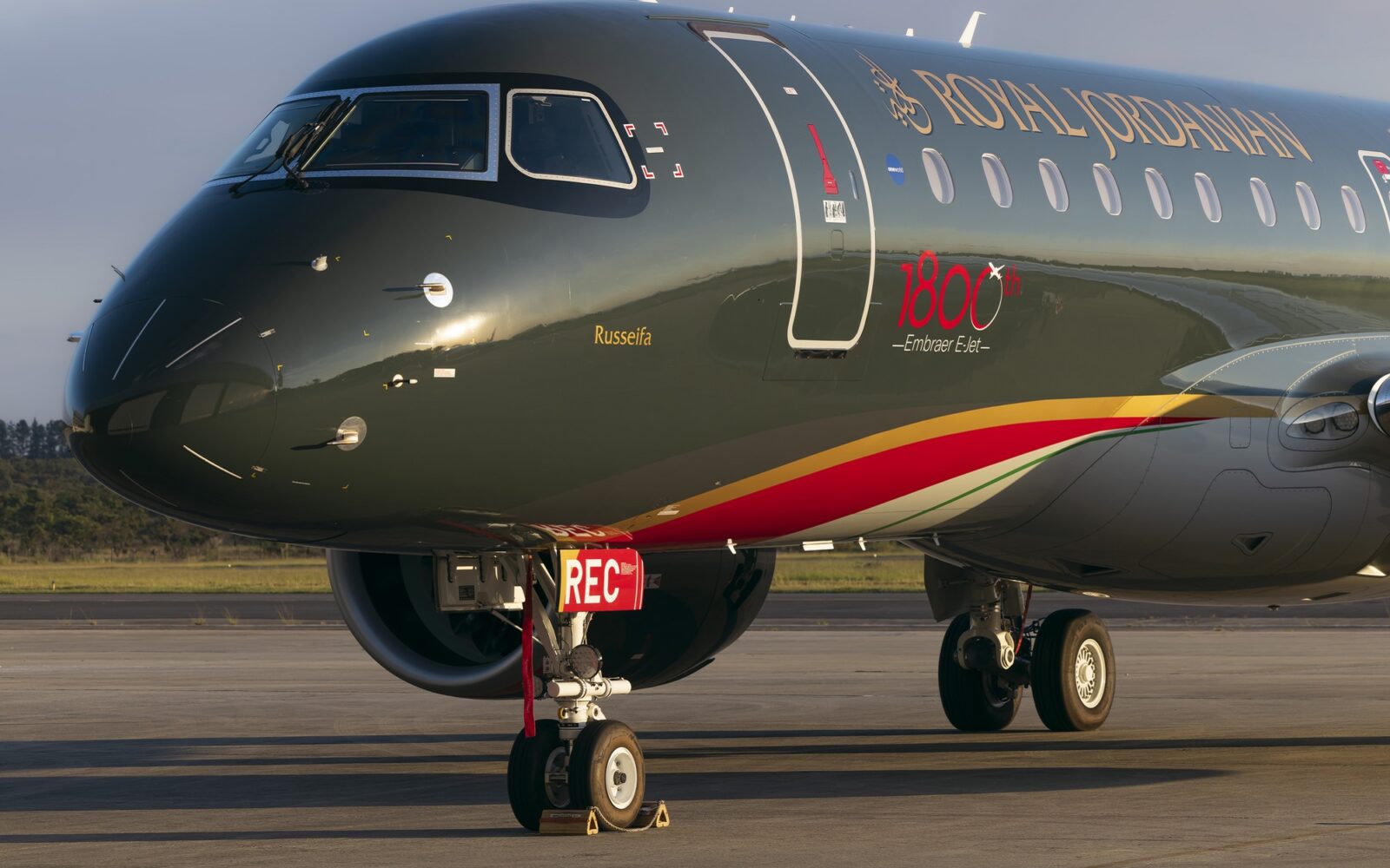 Embraer delivers its 1800th E-Jet to Royal Jordanian