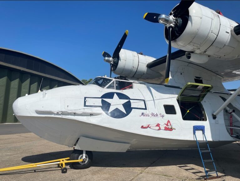 Europe’s last Catalina flying boat remains an air show favorite