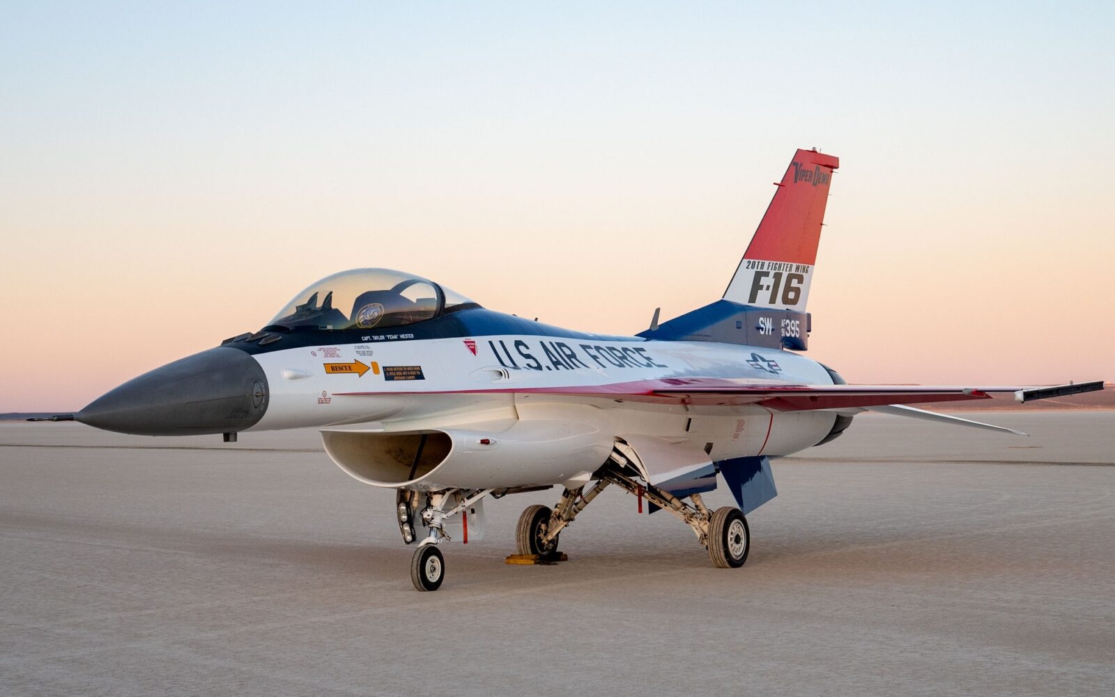 USAF unveils F-16 Viper 50th anniversary paint scheme