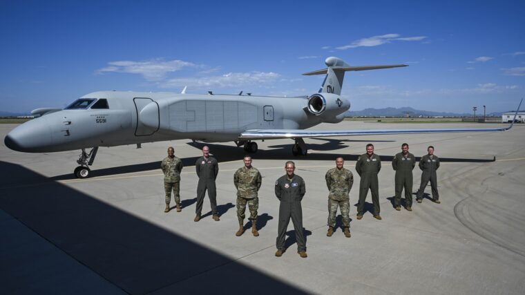USAF receives EA-37B Compass Call electronic-attack aircraft