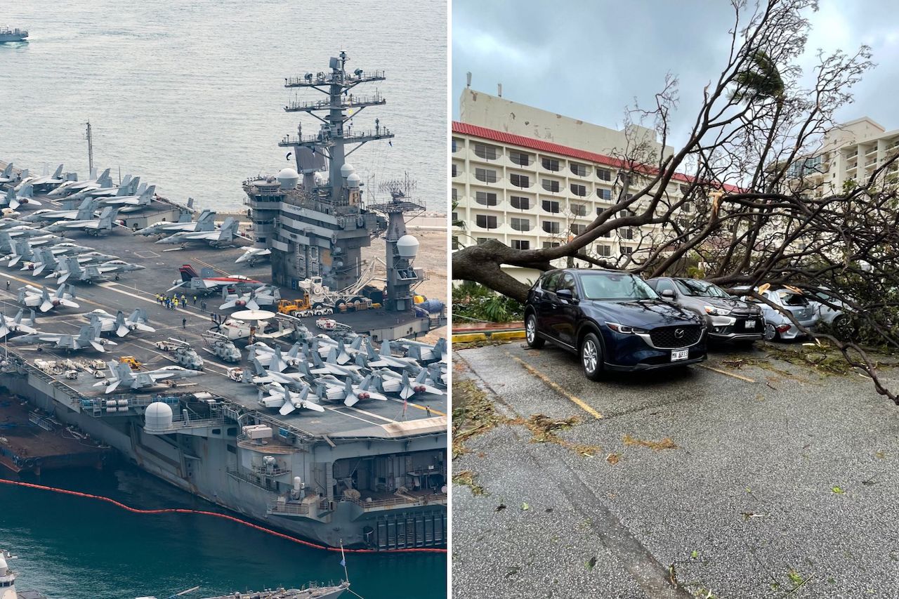 US Navy sends aircraft carrier to Guam for typhoon relief - AeroTime