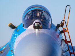 RAF and German jets intercept Russian Su-27s and spy plane