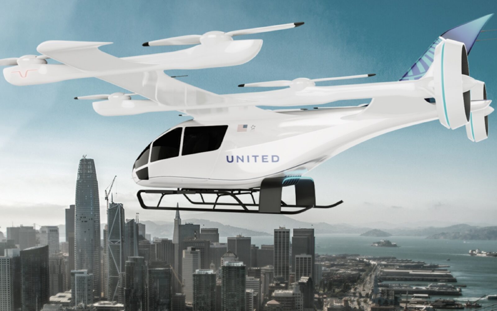 United and Eve Air announce eVTOL service in San Francisco