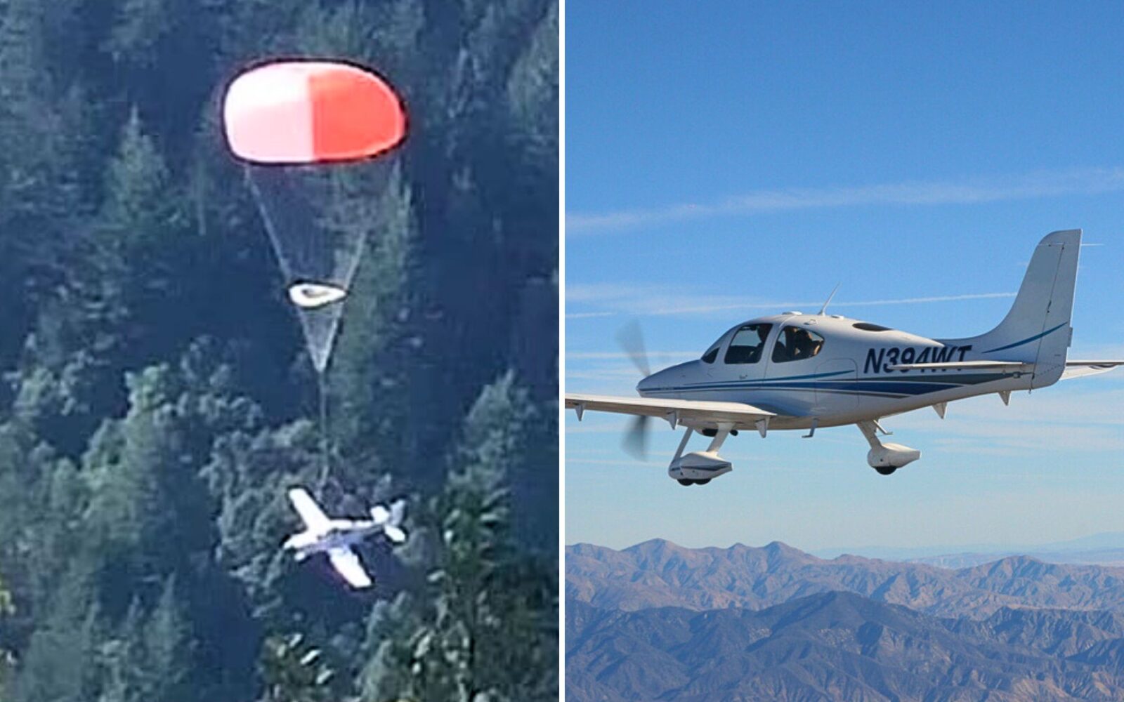 Aircraft parachute deployment saves family from crash - AeroTime