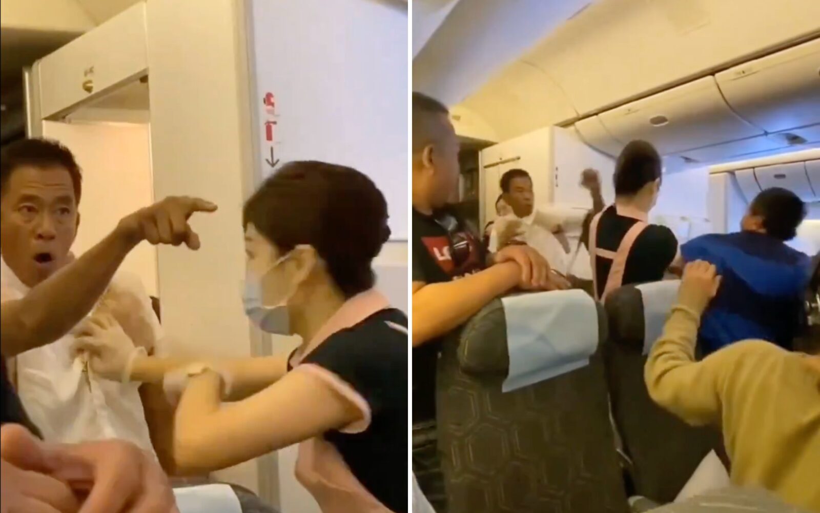 Violent brawl breaks out on EVA Air flight to SFO: video - AeroTime