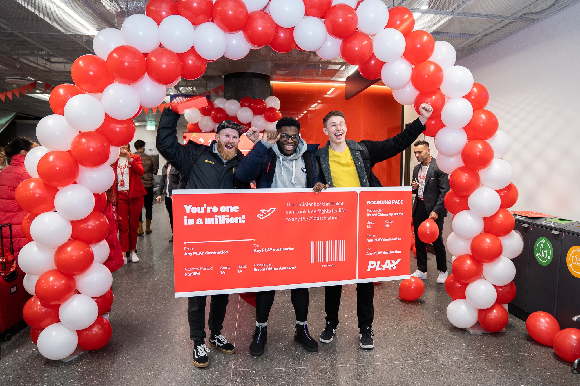 Airline’s 1M passenger given free flights for life