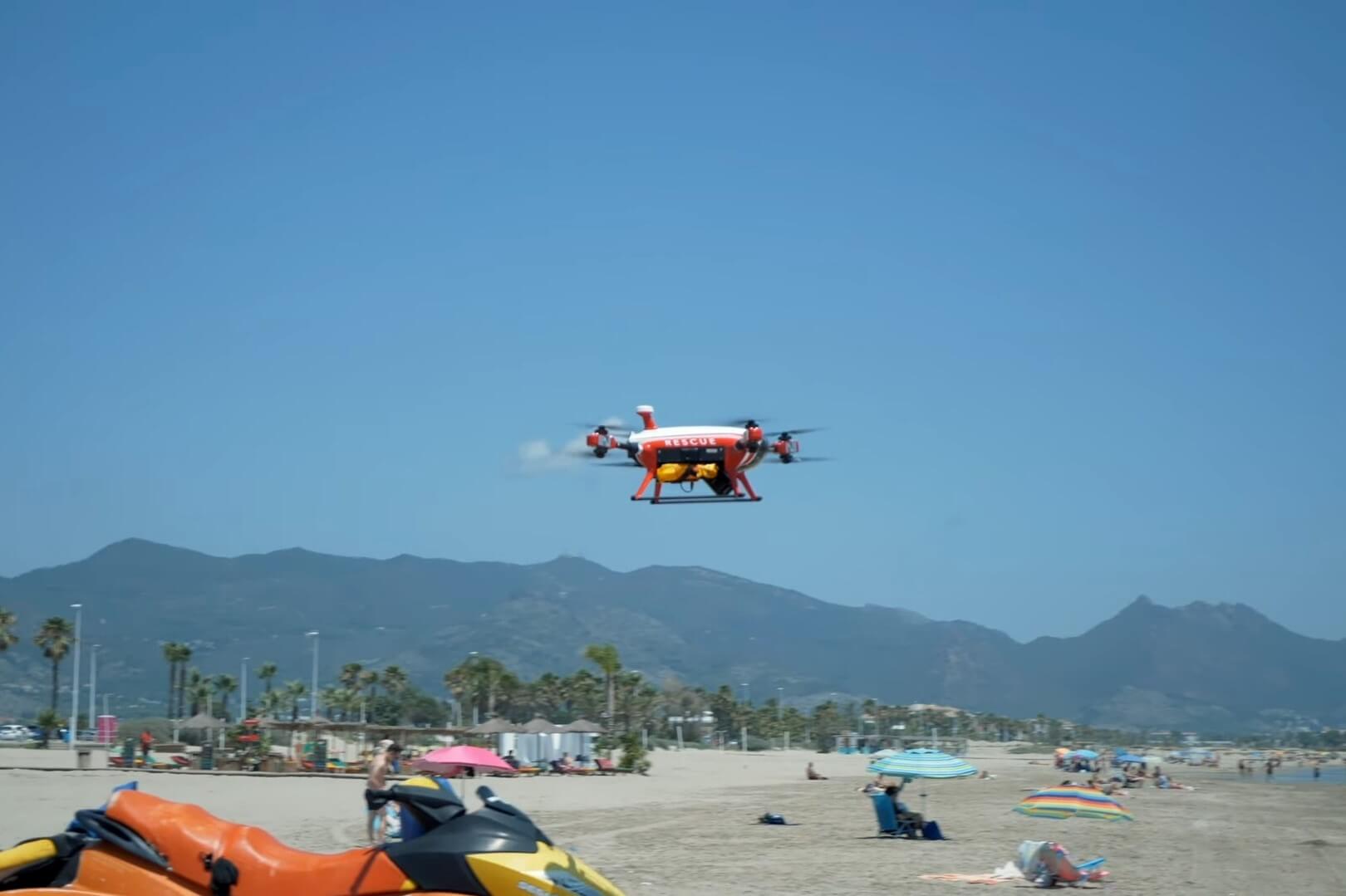 Rescue drone saves teenager from drowning on Spanish coast - AeroTime