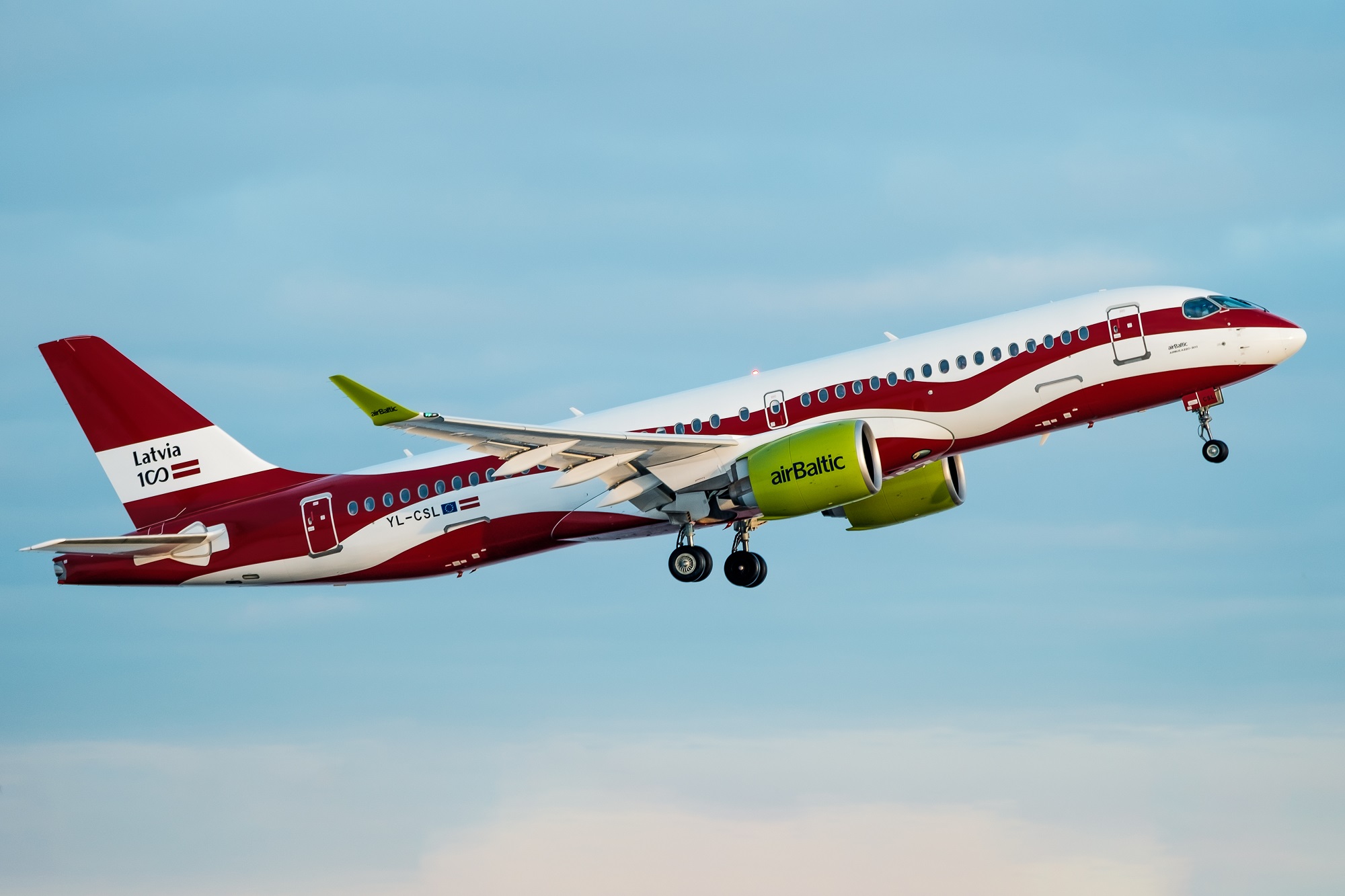 airBaltic names first 3 A220-300s after iconic Baltic cities
