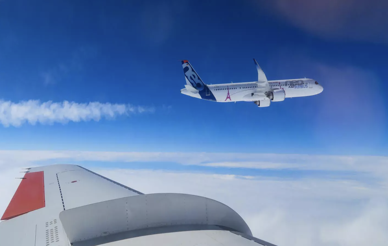 Airbus conducts 100% SAF test flight on A321neo - AeroTime