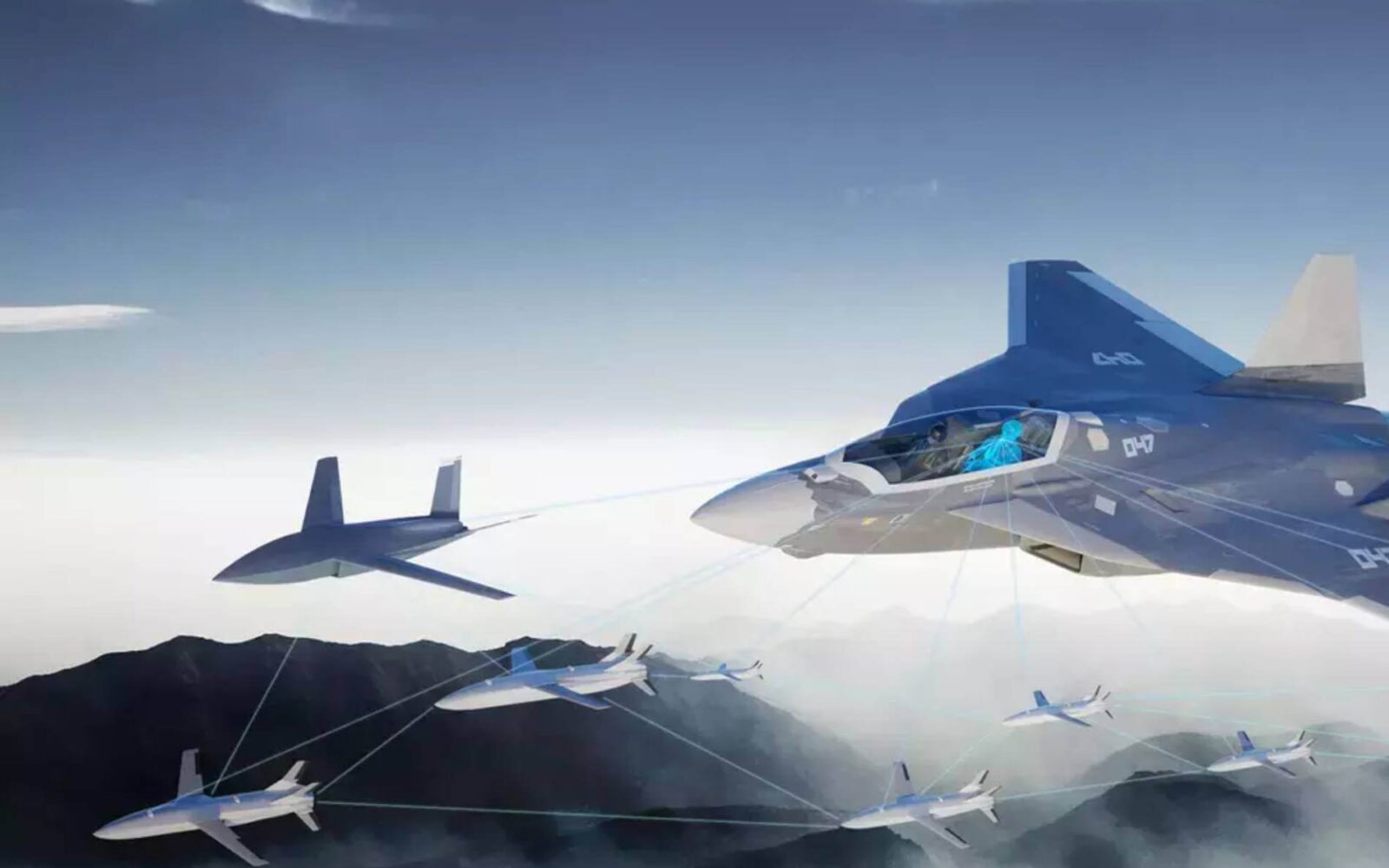 Airbus unveils details of new heavy loyal wingman drone concept for ...