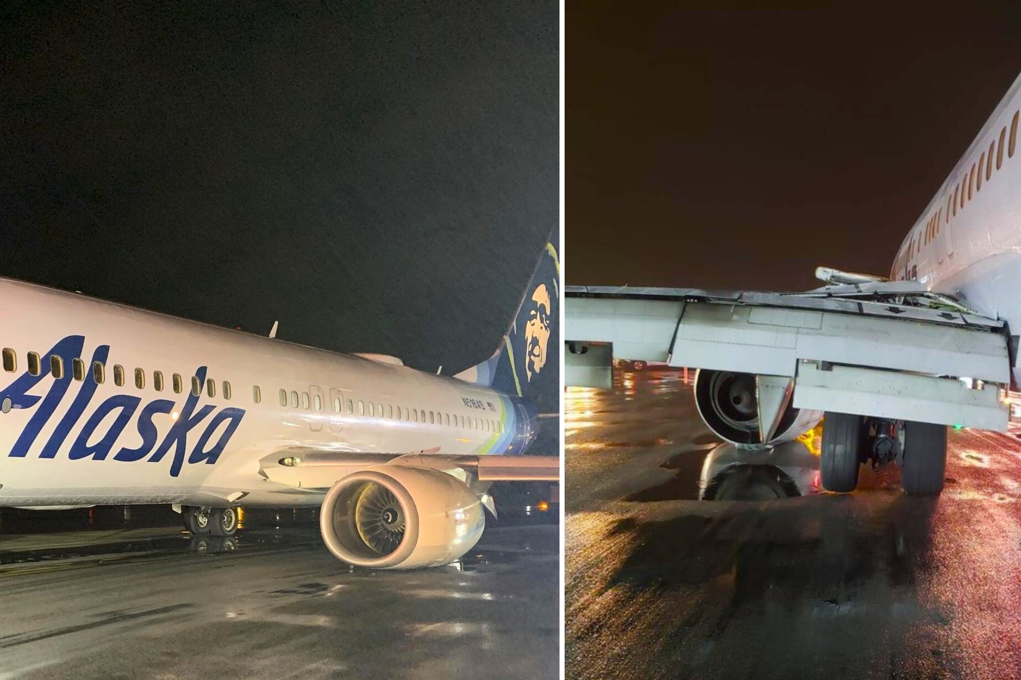 Alaska Airlines B737 suffers damage after hard landing - AeroTime