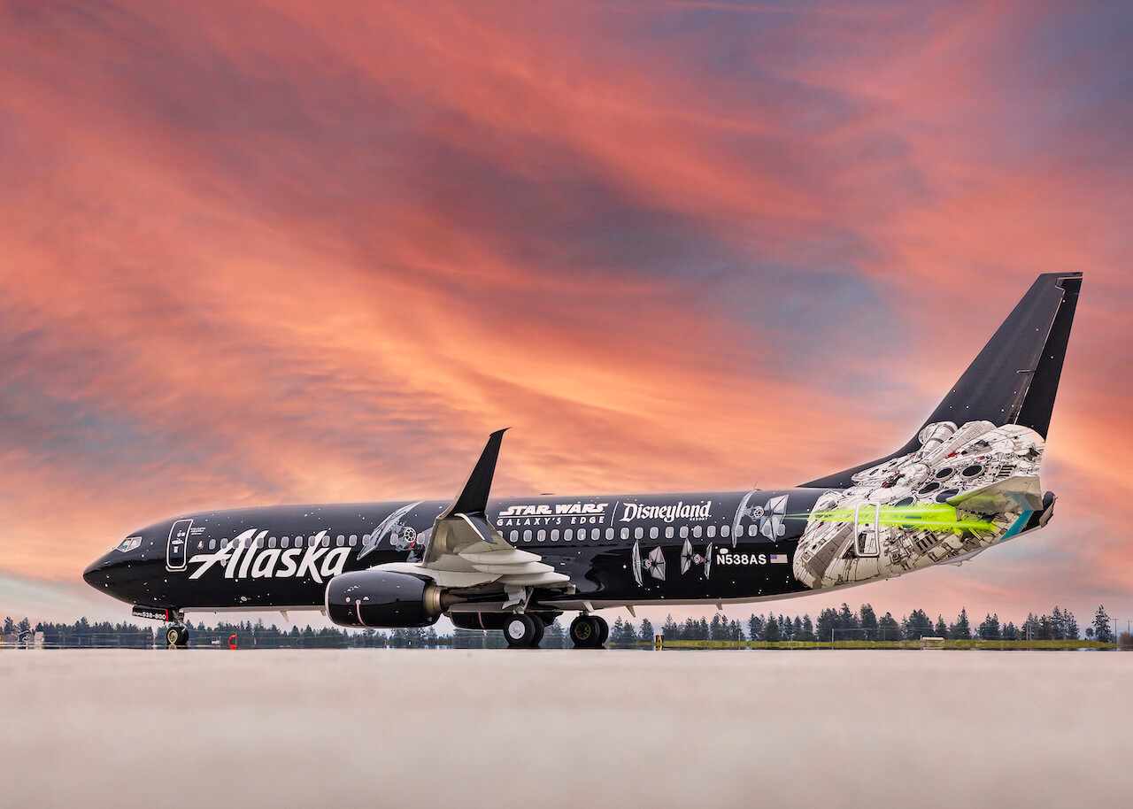 Alaska Airlines, Disneyland join forces to unveil special Star Wars ...