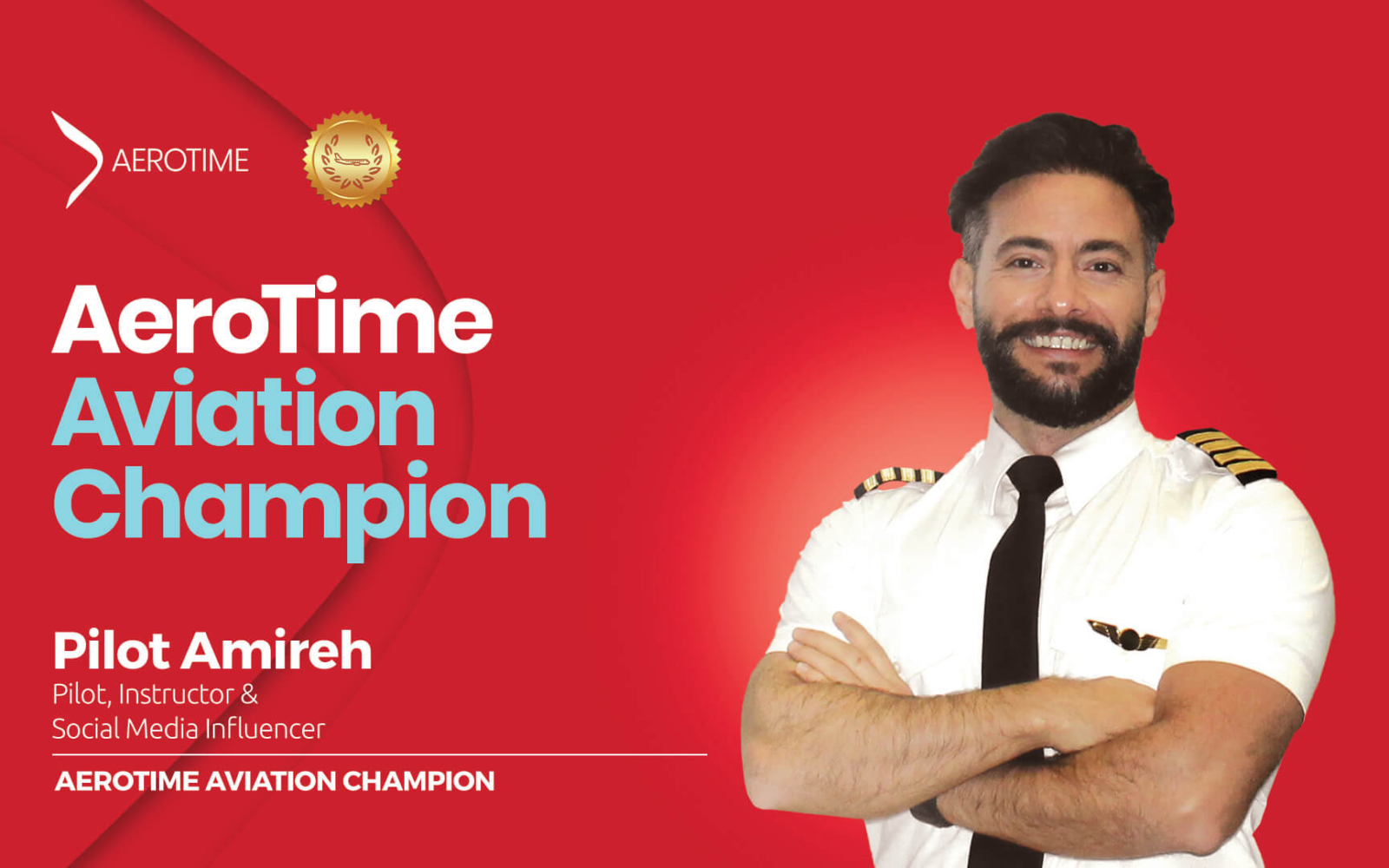 AeroTime appoints fourth Aviation Champion, Pilot Amireh - AeroTime