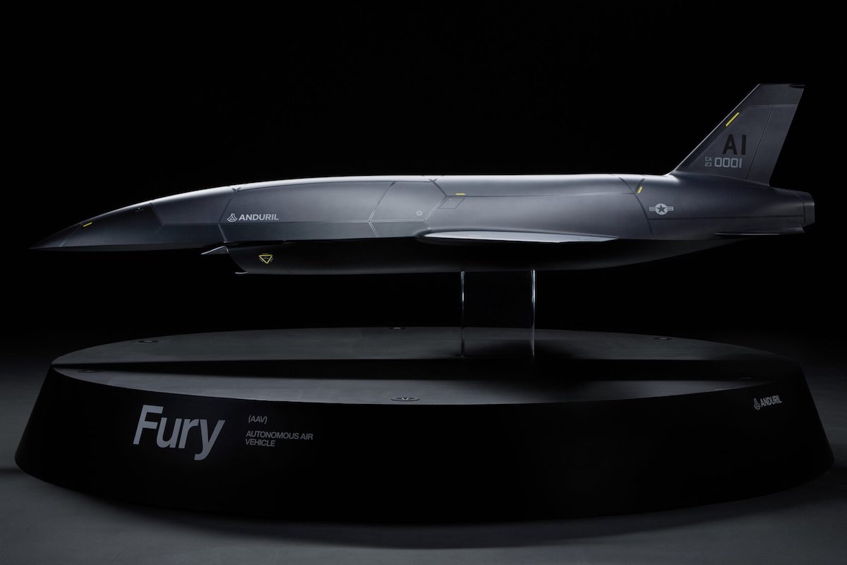 Anduril acquires maker of fighter-like drone ‘Fury’ - AeroTime