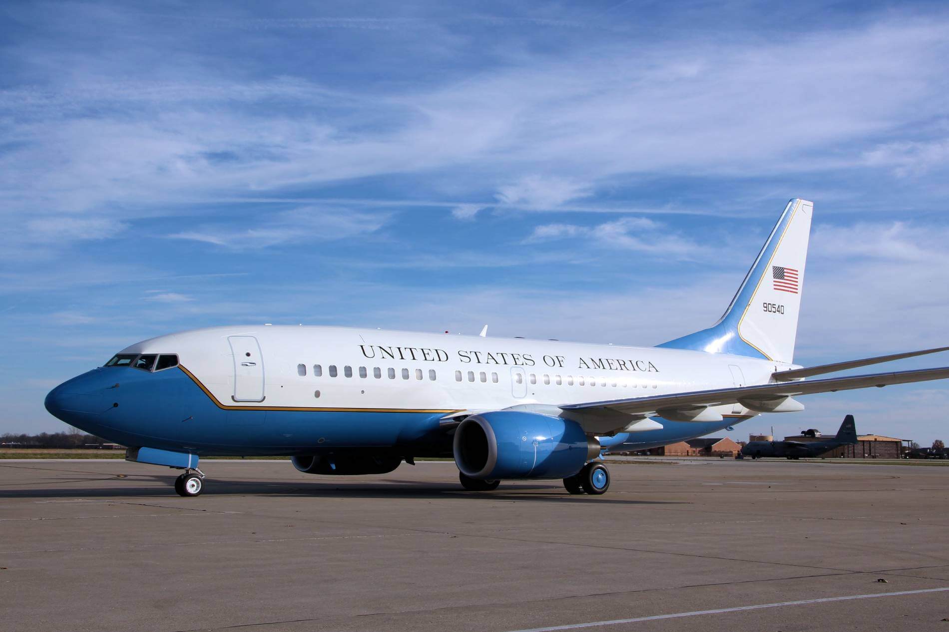 Air Force Boeing C-40C carrying Nancy Pelosi lands safely in Taiwan ...