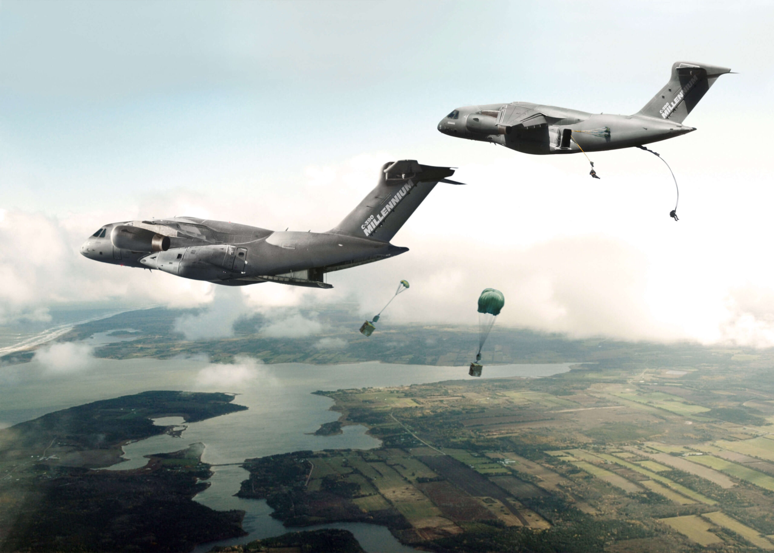 KC-390 Millennium completes cargo drop tests - AeroTime
