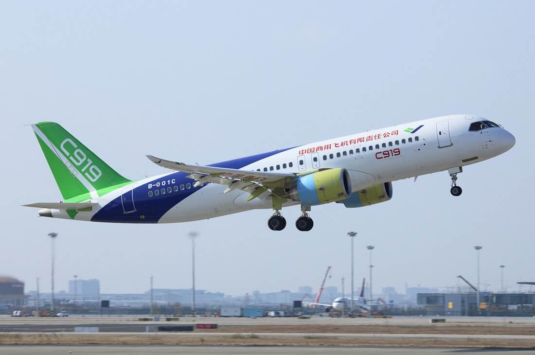 COMAC C919 jet bound for China Eastern performs first test flight ...