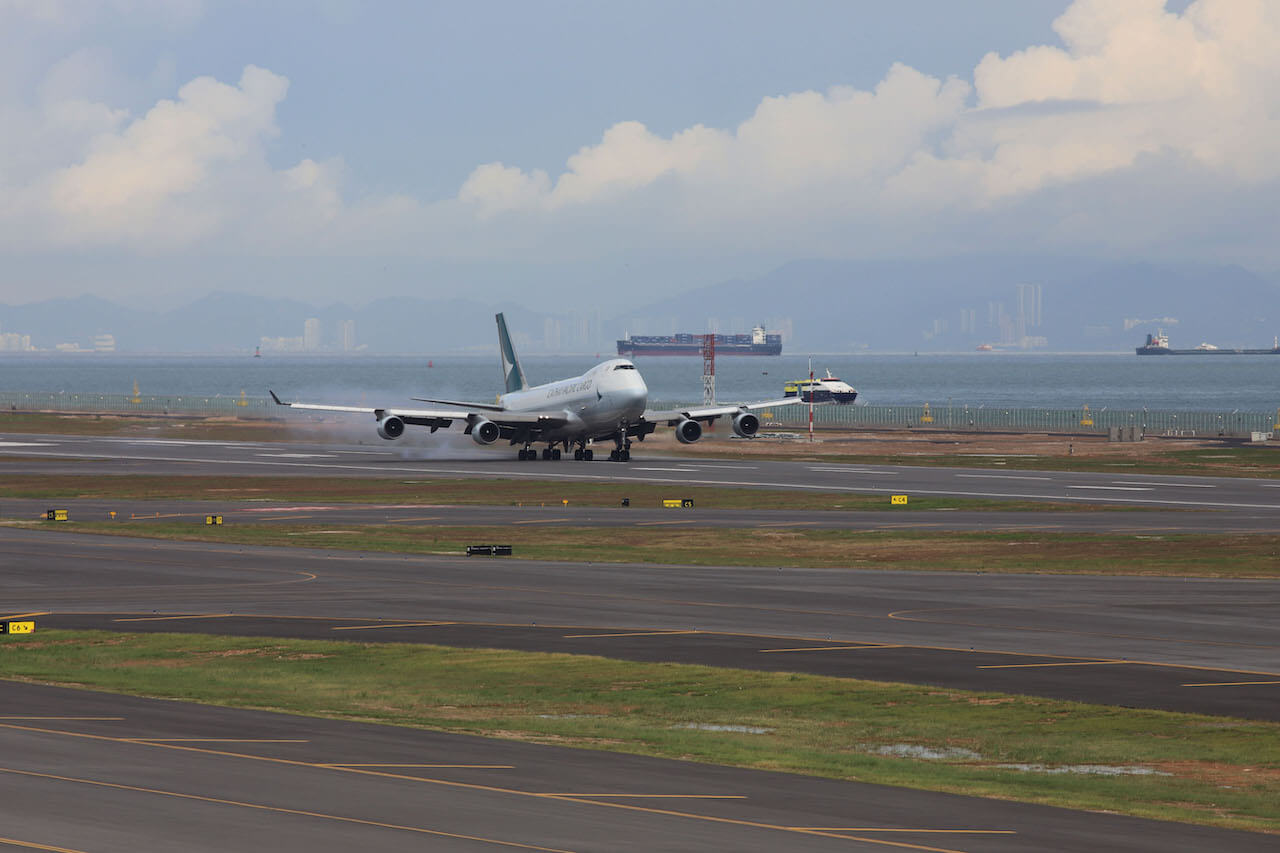 Hong Kong airport opens third runway; Cathay cargo is first commercial ...