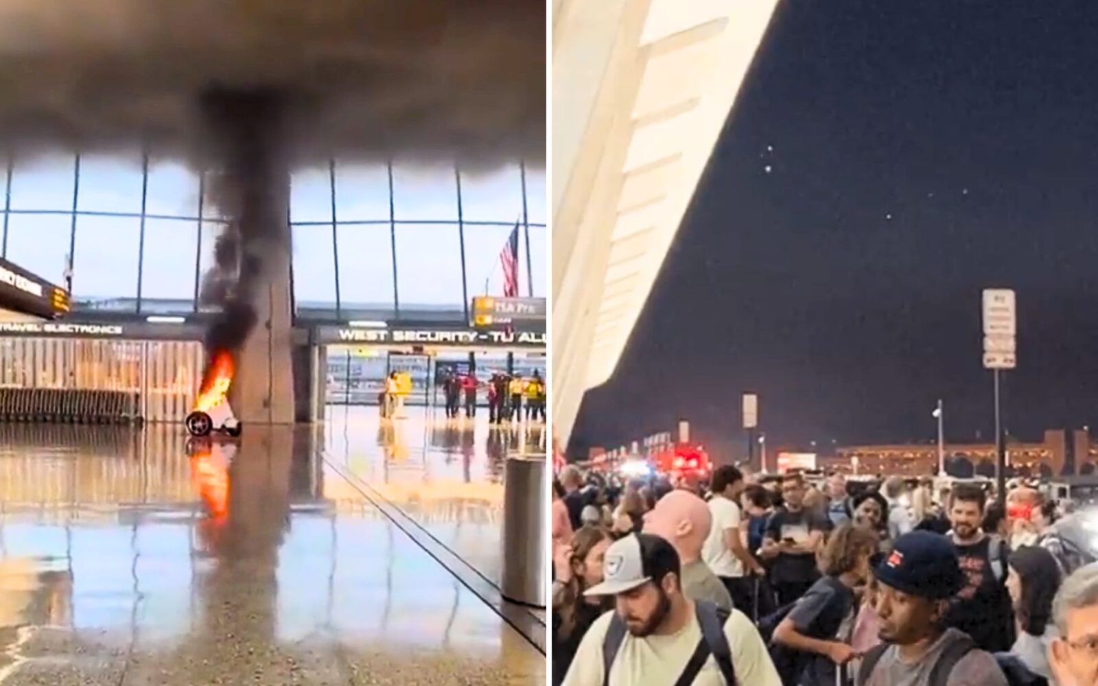 Dulles Airport evacuated after police segway catches fire - AeroTime