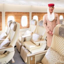 Emirates shows off the first retrofitted A380 jet: video - AeroTime