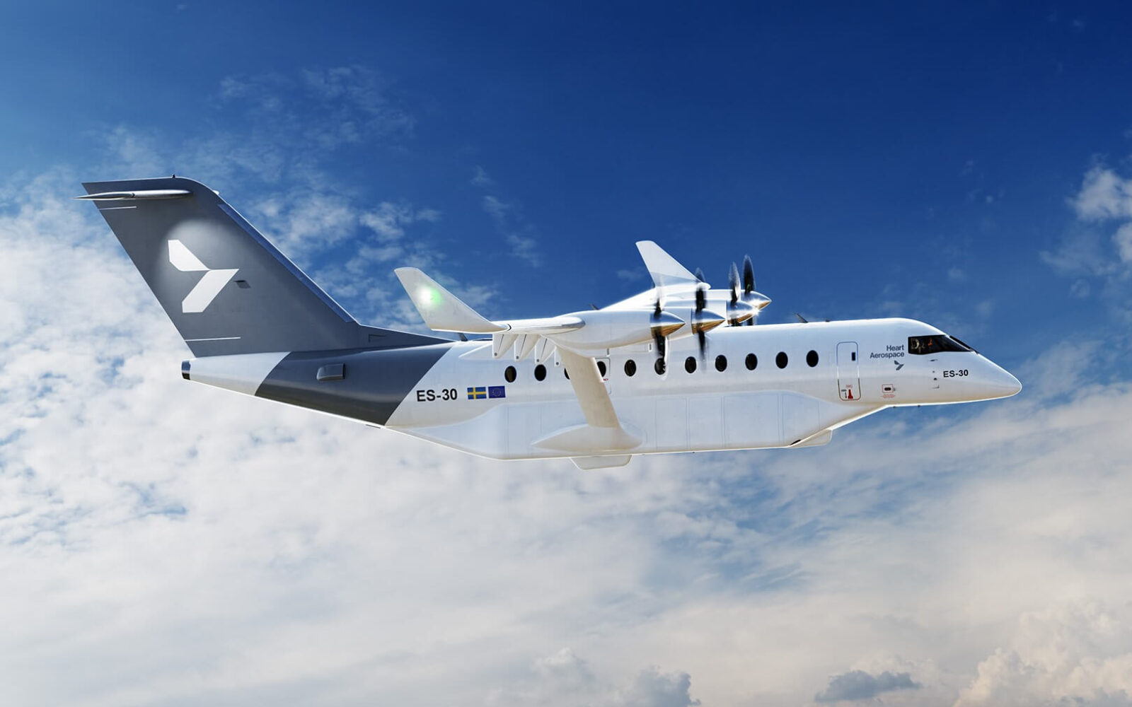 Heart Aerospace reveals hybrid-electric aircraft design called ES-30 ...