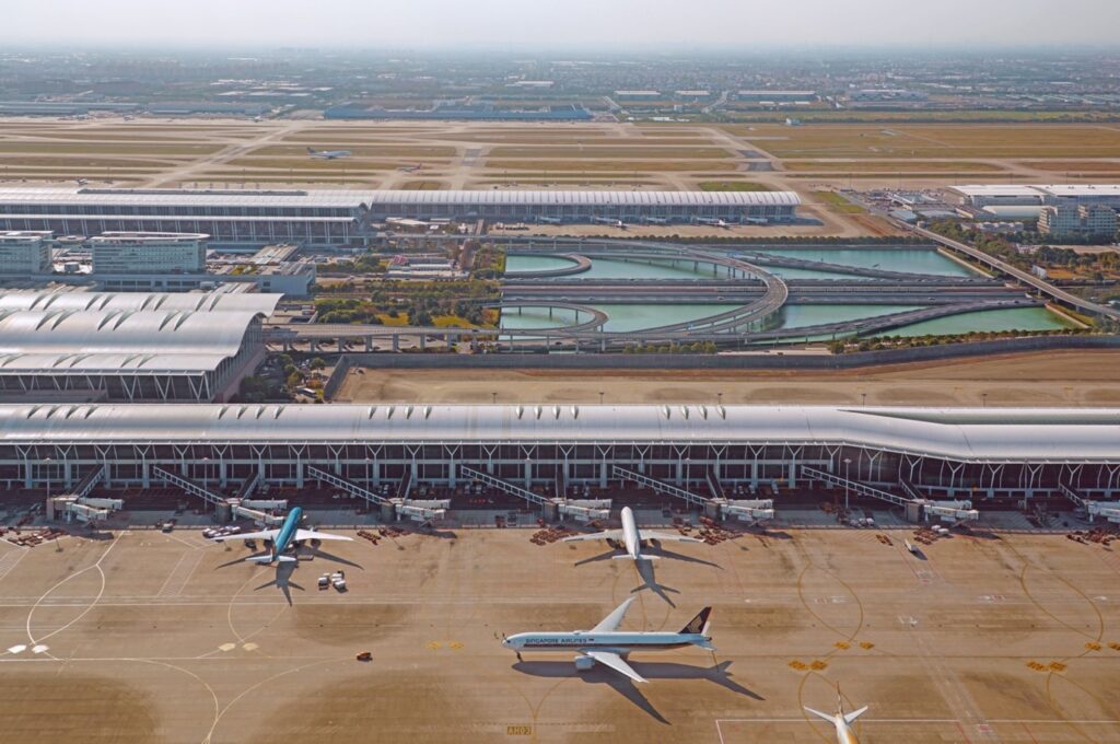 International Airport Top View