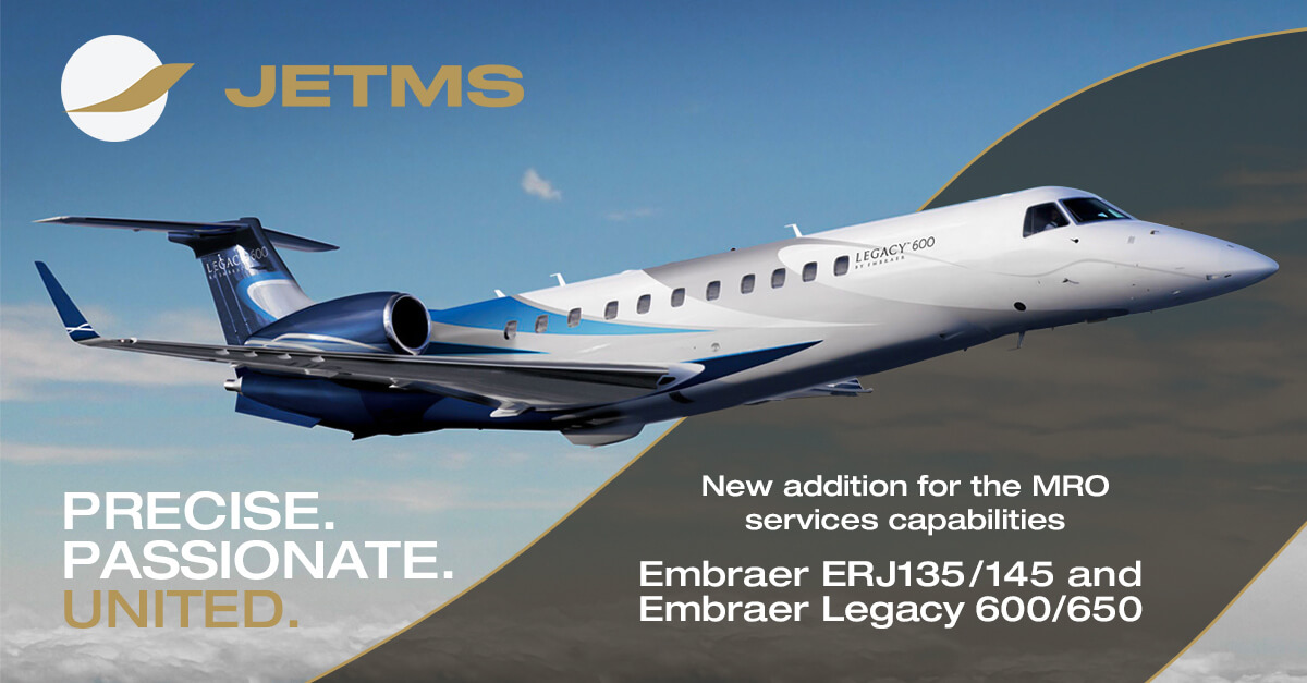 JetMS adds Embraer ERJ135/145 and Legacy 600/650 - AeroTime