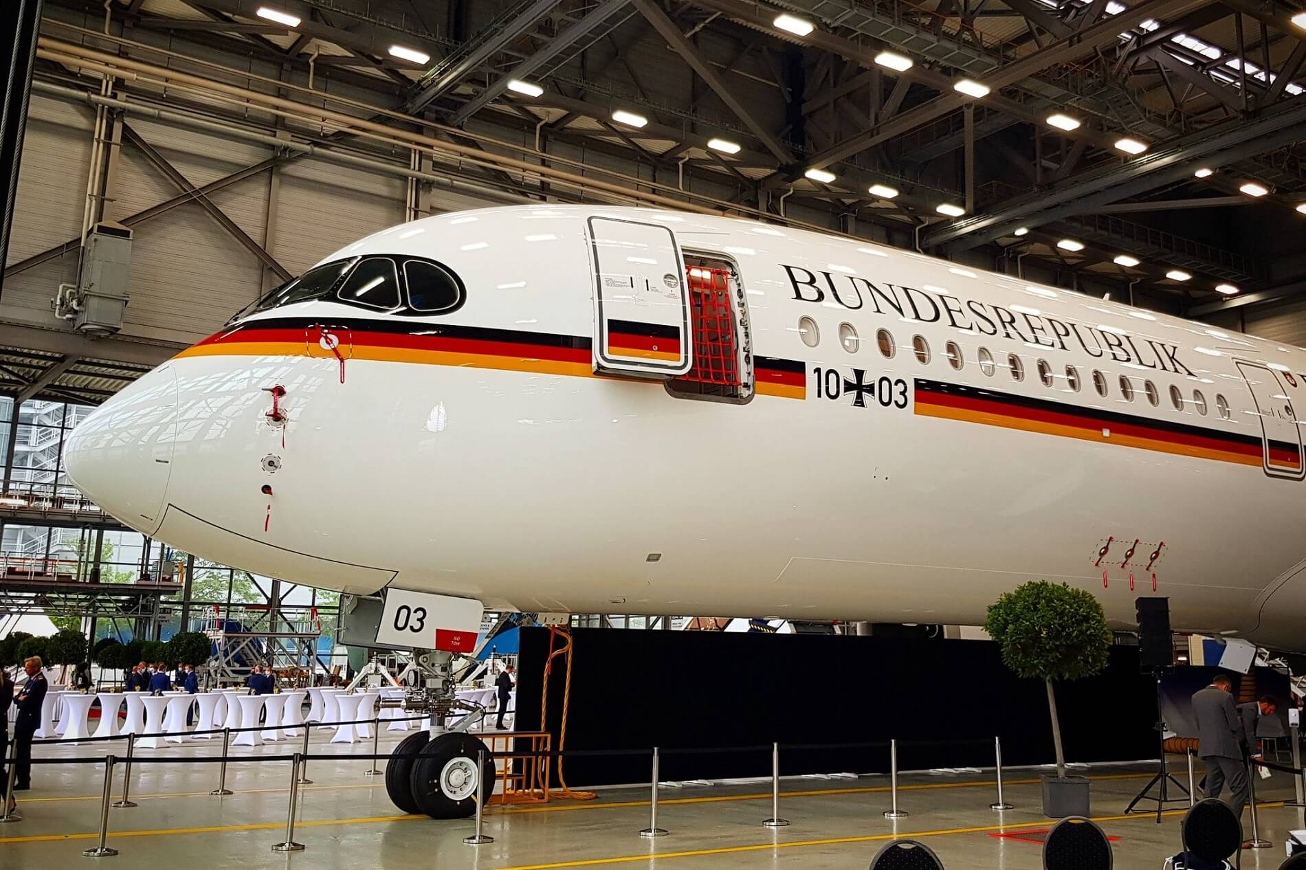 Luftwaffe takes delivery of world’s first A350 governmental plane ...