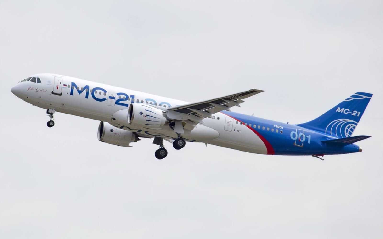 Russian MC-21 suffers runway excursion during flight test - AeroTime
