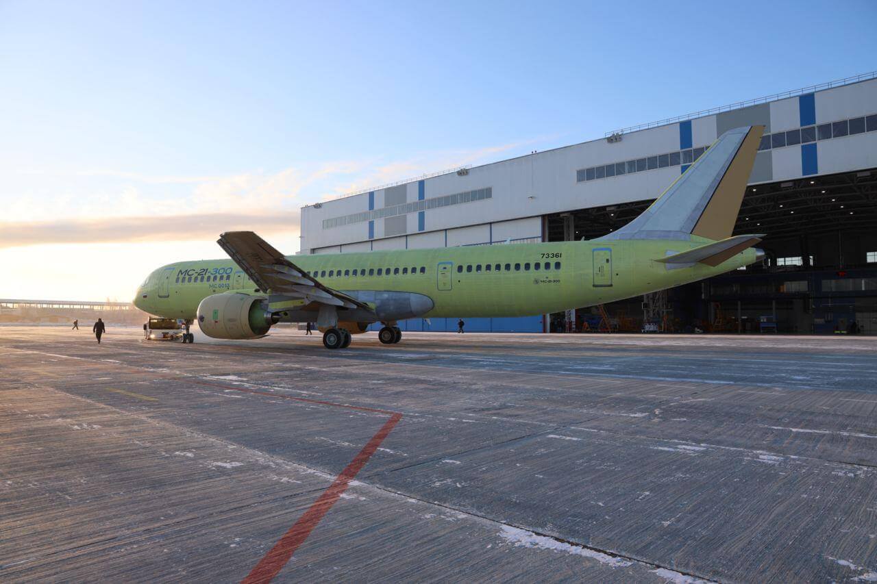 Russian MC-21-300 plane to be tested under low sub-zero temperatures in ...