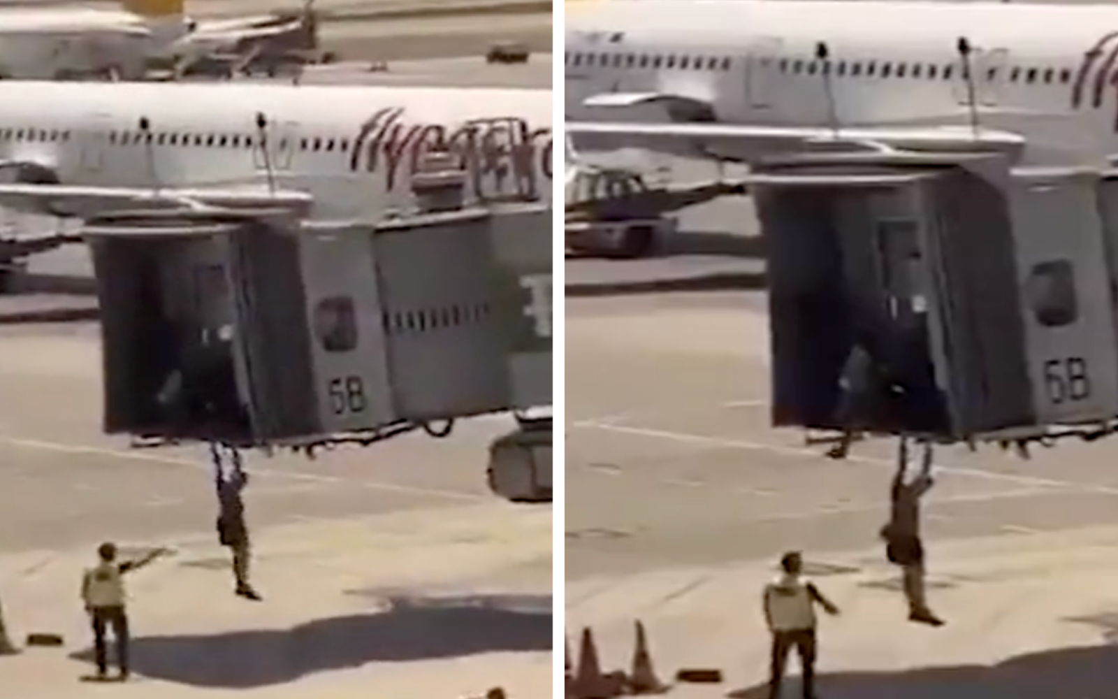 Father and 2 sons jump off jet bridge to catch missed flight - AeroTime